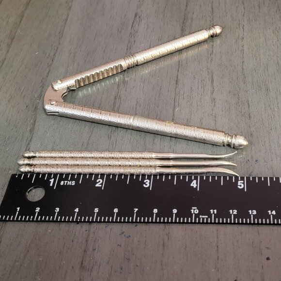 HMQ | Kitchen | Vintage Hmq Metal Nutcracker 3 Nut Picks Springjointed ...